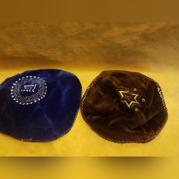 Accessories | Jewish Kippa Hat Velvet | Poshmark